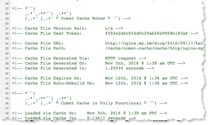 Comet Cache™ | An advanced WordPress cache plugin inspired by simplicity.