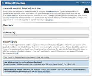 Comet Cache™ | An advanced WordPress cache plugin inspired by simplicity.
