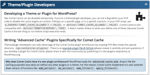 Comet Cache™ | An advanced WordPress cache plugin inspired by simplicity.